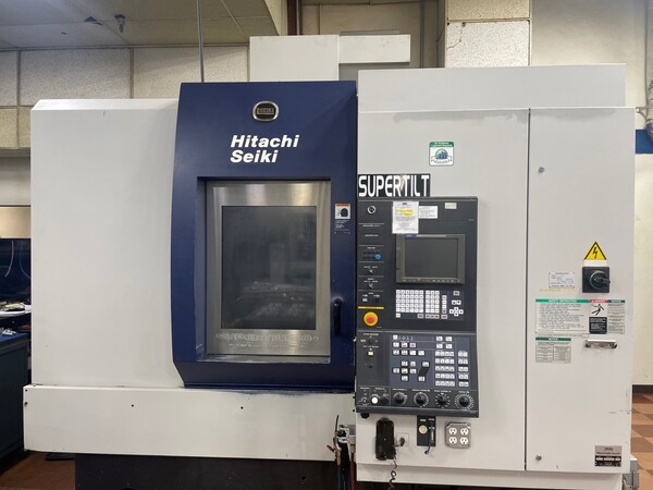 Hitachi-Seiki #Supertilt-VT-500, 5-Axis CNC vertical machining center ...