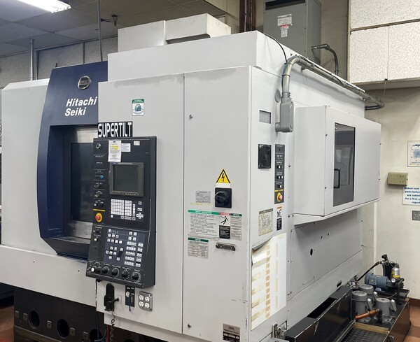 Hitachi-Seiki #Supertilt-VT-500, 5-Axis CNC vertical machining center ...