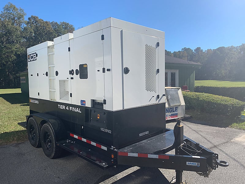 175 KW JCB #G220RS, diesel generator, sound attenuated enclosure, multi ...