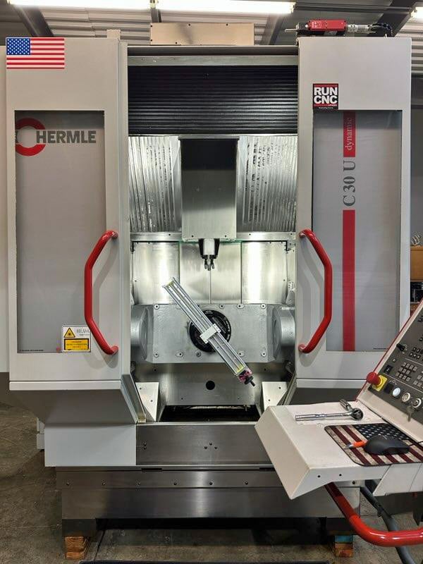 Hermle #C30U Dynamic, 5-Axis CNC vertical machining center, 75 ...