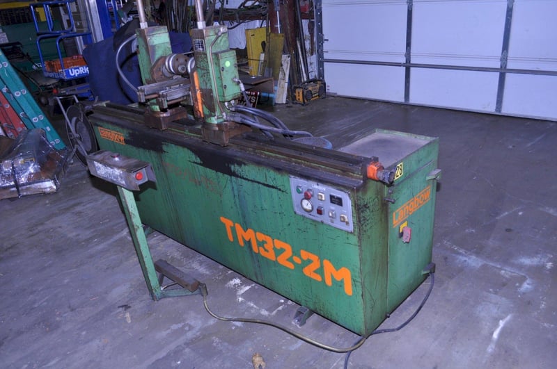 1" Langbow #TM32-2M, twin head tube bender for Sale | Surplus Record