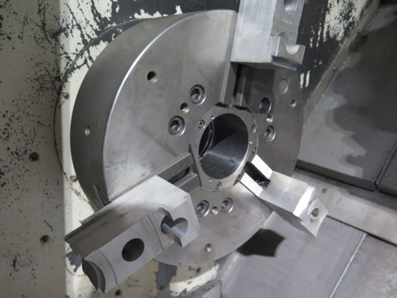 Mighty Viper #VT-40A, CNC Lathe, 39.3" swing, 15" chuck, 4.5" bar ...