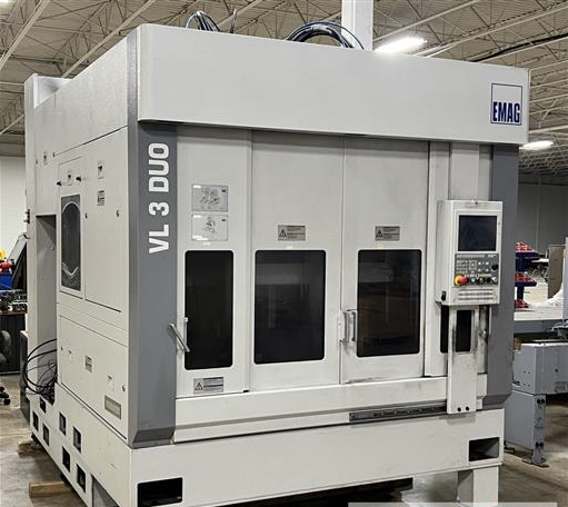 Emag #VL-3-DUO, CNC lathe, 8" chuck, Fanuc 31i/32iB, 12 turret, 2017 ...