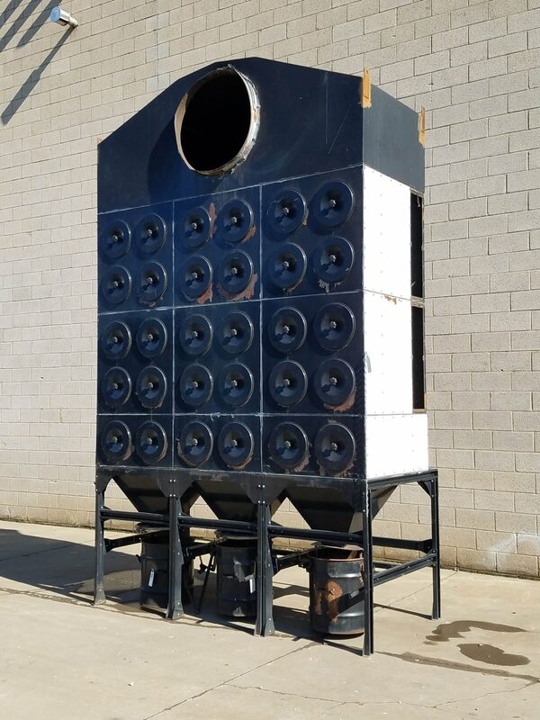 12000 cfm Plymovent #MDB-24-H, Cartridge Dust Collector, 6240 square ...