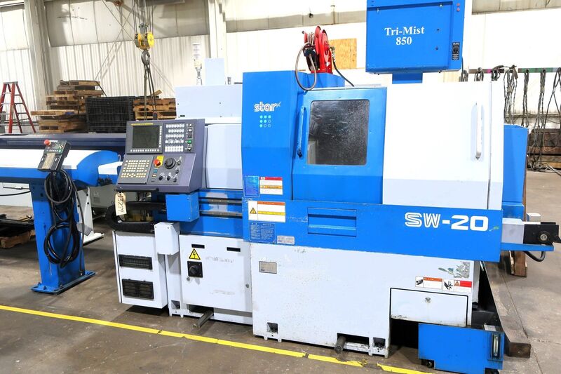 Star #SW-20 (ECAS 20), CNC Swiss type automatic screw machine, Fanuc CNC, barfeed, 2013 for Sale ...