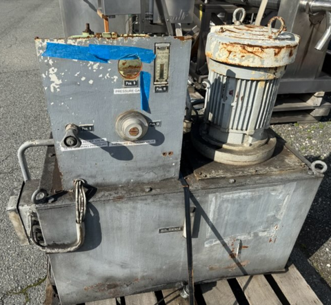 Pump, hydraulic power pack, 10 HP drive for Westfalia decanter ...