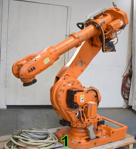ABB robot arm, IRB 6650-125/3.2, 125" reach, 6-Axis, 275 lb., 4 robots ...