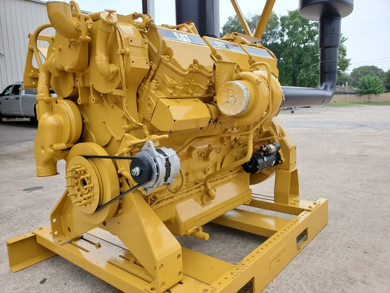1050 HP Caterpillar #C27, industrial diesel engine, top end overhaul ...