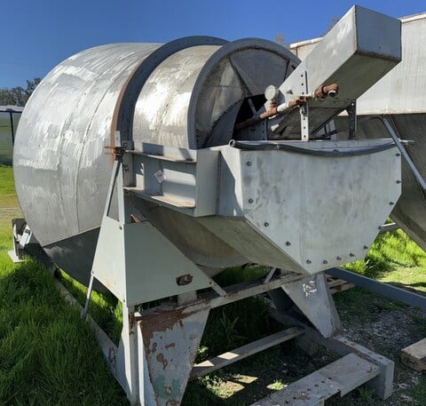 Doyle, rotary mixer, drum, 8 ton, Stainless Steel, 7.5' x 8' 2" For ...