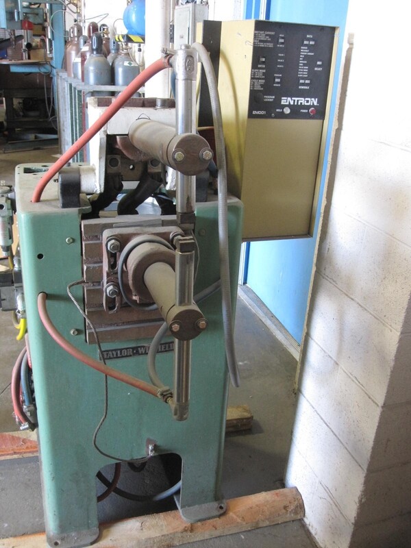70 KVA Taylor-Winfield, resistance spot welder, 12" throat, 16"-40 ...