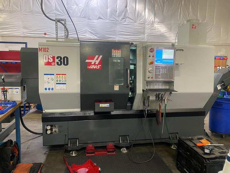 Haas #DS-30, CNC lathe, 10" chuck, 3" bar, 4800 RPM, 20 HP, 2016 for Sale | Surplus Record