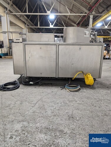 10 liter Diosna #P/VAC 10/60, High Shear Mixer, Stainless Steel, jacketed bowl, side discharge ...