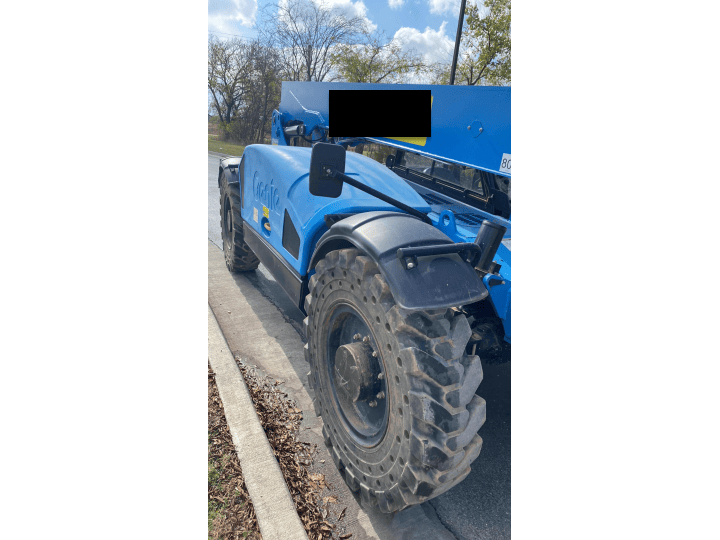 8000 lb. Genie Industries #GTH-844, telehandler, 44' lift height, Deutz ...