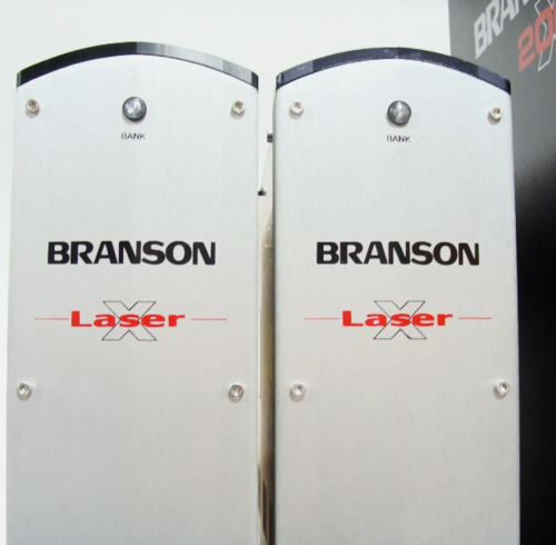 Branson #3G IRAM Laser Plastic Welder + 2 x Emerson Radiance Laser Banks & 2000X, 2020 for Sale ...