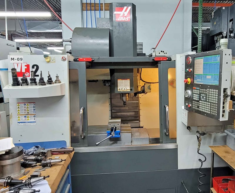 Haas #VF-2, CNC vertical machining center, 30" X, 16" Y, 20" Z, 12000 ...