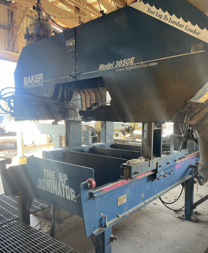Baker Dominator #3650E Sawmill, Edmiston Edger, Morbark Chipper, 2013 ...