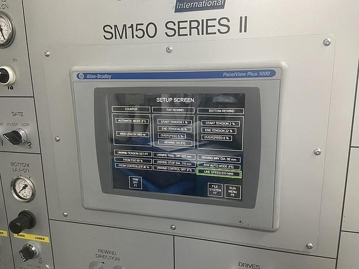 Parkland Parkland Intl #SM150, 63" cantilevered duplex slitter, 1000 ...