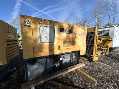 60 KW Caterpillar #D60, diesel generator set, 120/240 Volts, 1-phase ...