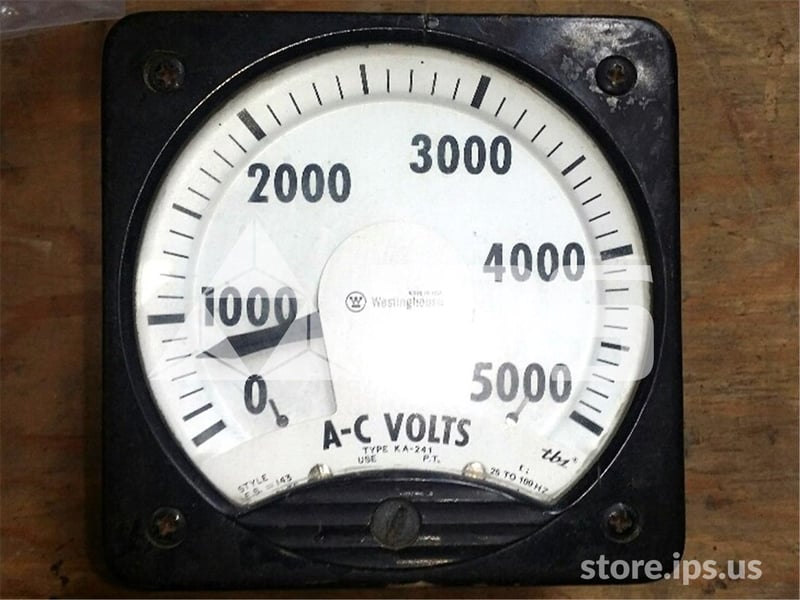 WH Ka-241 AC Volt Meter 0-5000v Full Scale, 120 Volts AC Max for Sale ...