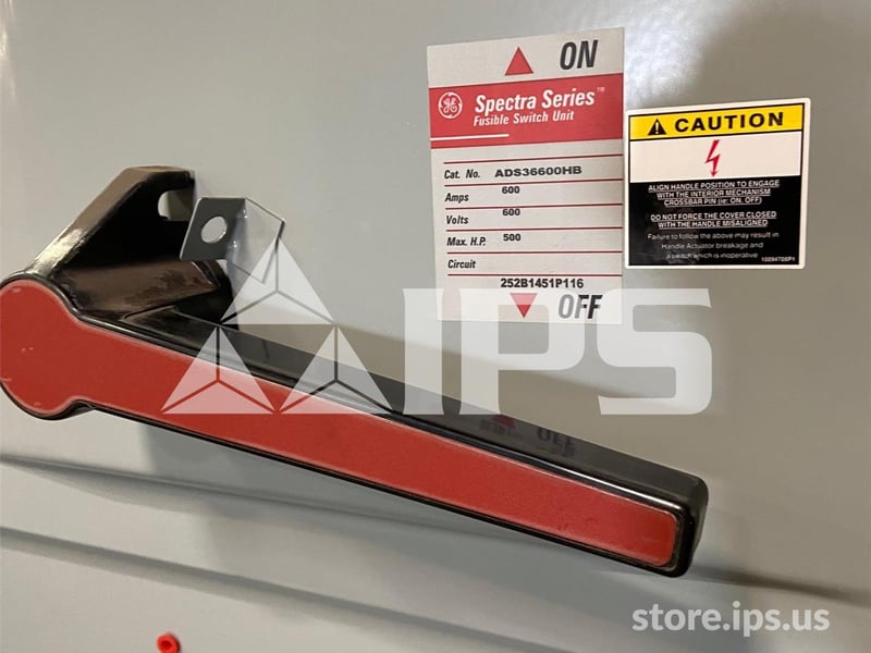 GE Spectra Series Ads Fusible Switch 600v, 600a, 3 Phase for Sale ...