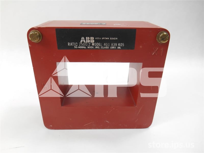ABB Current Transformer 2500:2 10 KV Bil, Window 3.25", Depth 2" for ...