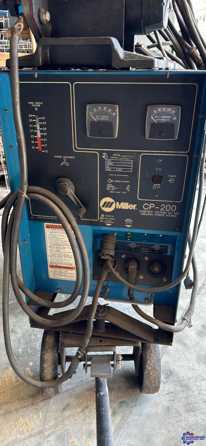 Miller #CP-200, mig welder, S-54A feeder for Sale | Surplus Record