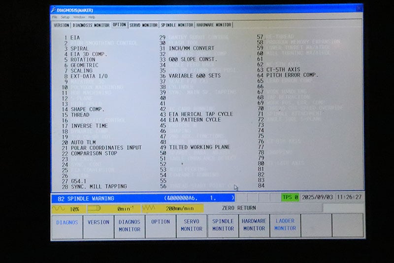 Mazak #Nexus-4000II, horizontal machining center, 60 automatic tool ...