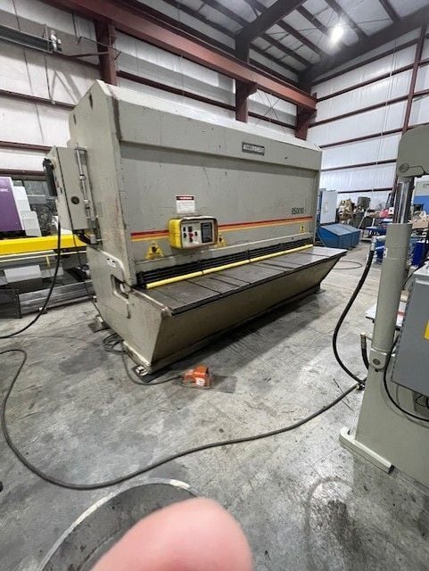 1/2" x 10' Accurshear #850010, hydraulic shear, 36" front operated ...