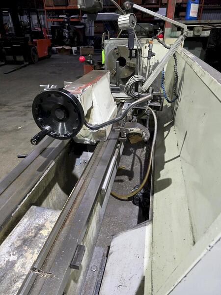 20"/30" x 60" Summit #2060B, engine lathe, 4" bore, 1500 RPM, Newall ...
