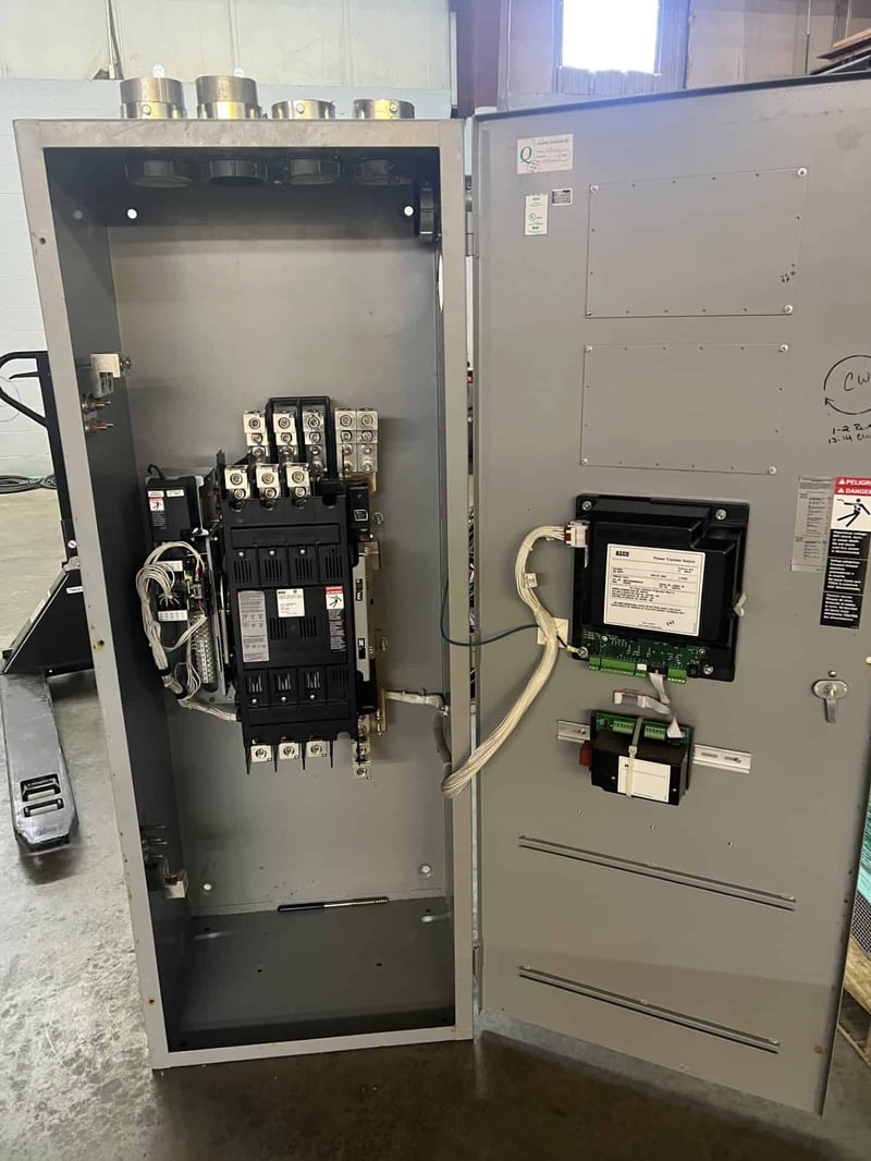 600 Amp. Asco #300-Series, automatic transfer switch, 480 Volts, 3 ...