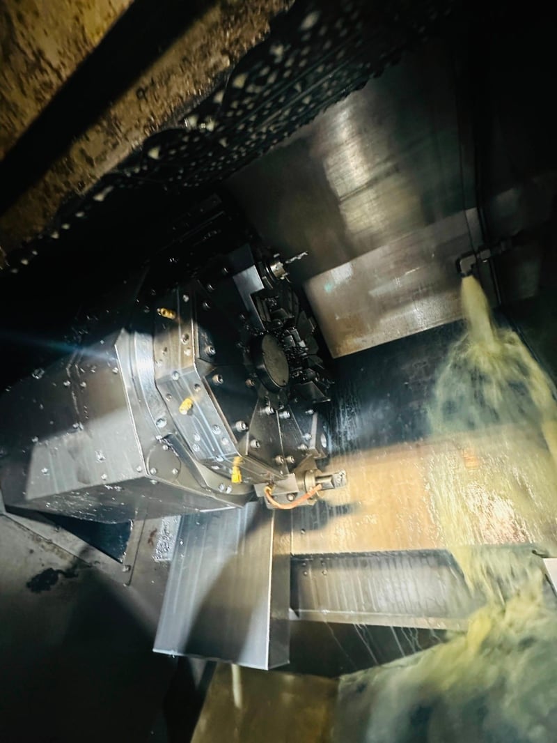 Fuji #TNW-35TR, 6-Axis twin spindle live tool lathe w/gantry robot, 3 ...