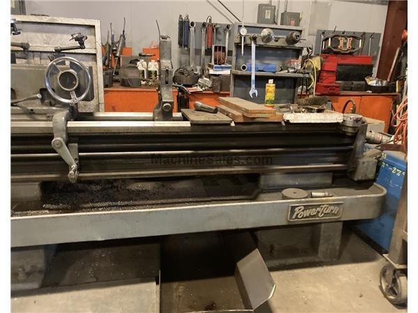 19" x 96" Lodge & Shipley #Powerturn, Engine Lathe, 4-Jaw 16" chk, 20 ...