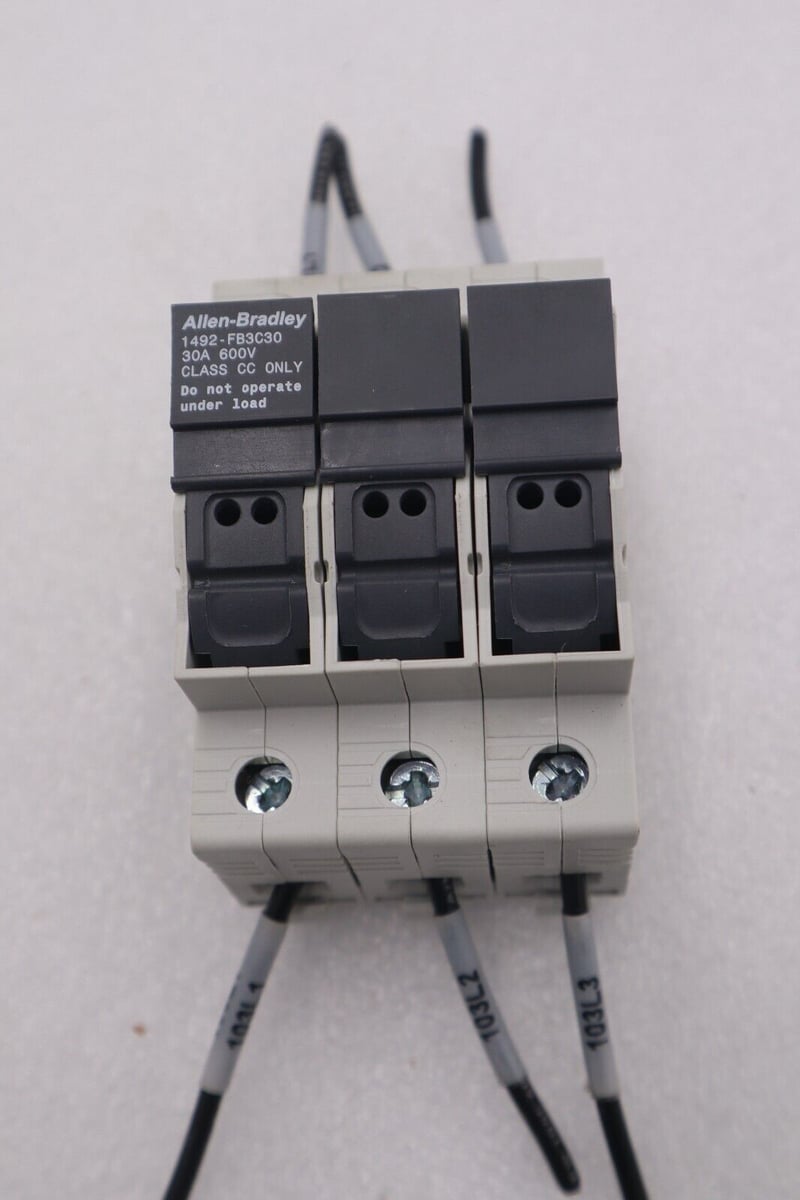 Allen-bradley 1492-fb3c30 series b 30a 600v class cc fuse holder stock ...