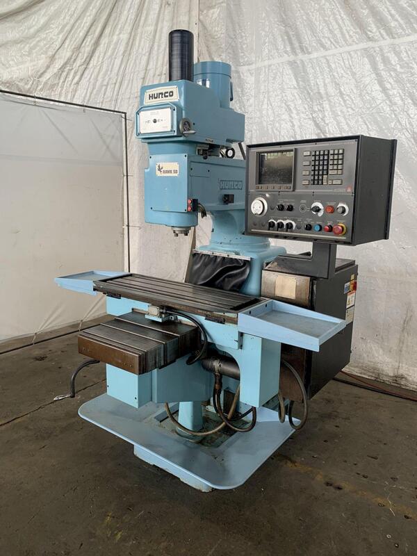 Hurco #Hawk-5D, CNC Vertical Mill, 13" x42" table, 7.5 HP, 31" x13" x6 ...