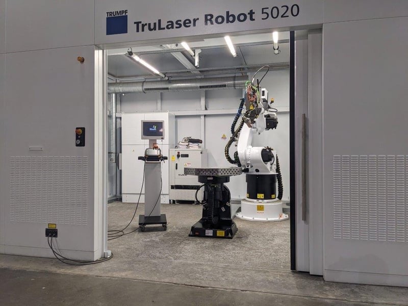 Trumpf, TruLaser-Robot-5020, robotic welder / fiber laser, welding cell ...