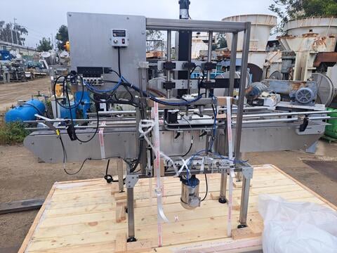 Inline Filling Systems, inline chuck screw capper w/automatic sorter & bul For Sale | Surplus Record
