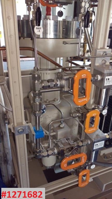 PDC #PDC-4-800 diaphragm compressor, 1-stage, 30-90 cfm Hydrogen, max ...