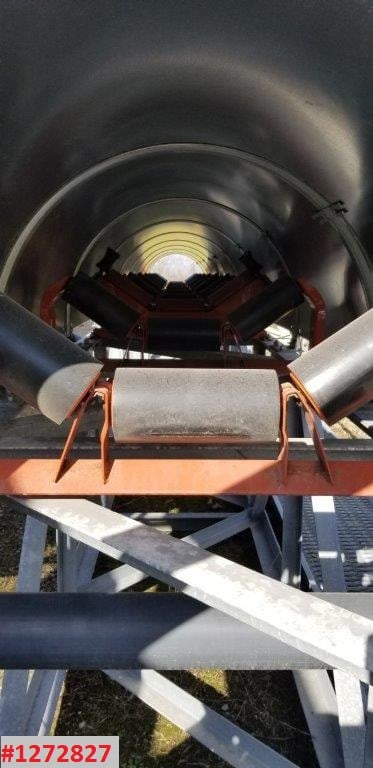30" wide x 160' long, Metso, troughed belt conveyor, Galv. Carbon Steel ...
