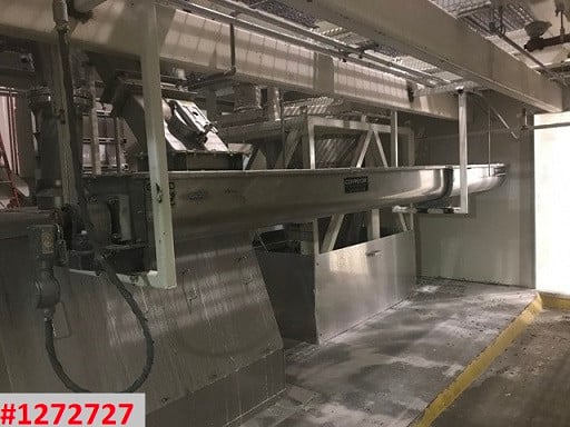 10" diameter x 24' long, Conveyor Mfg, 316 Stainless Steel, 1-screw ...