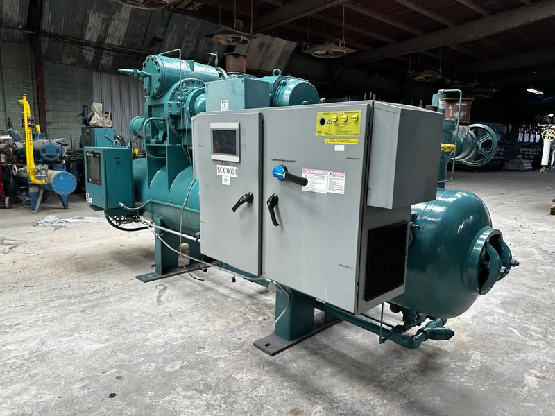 175 HP Frick #RWF-222B, rotary screw compressor, 350 psig, 460 V ...