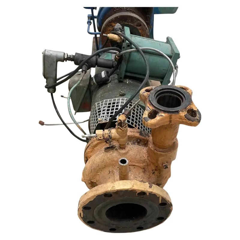 140 GPM, Magnetek #E-Plus, ammonia centrifugal pump, 7.5 HP, 1800 RPM ...