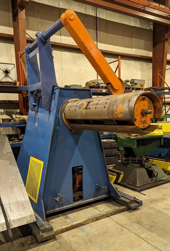 30000 lb. Perfecto #RS30-48B, uncoiler & coil car, 48" width, 60 ...