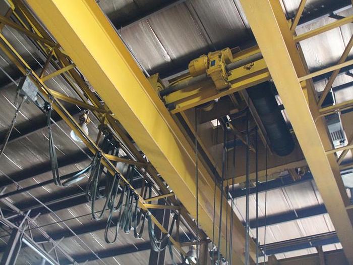 20 Ton, Zenar, overhead bridge crane, class C, 45.10' span, 22' lift ...