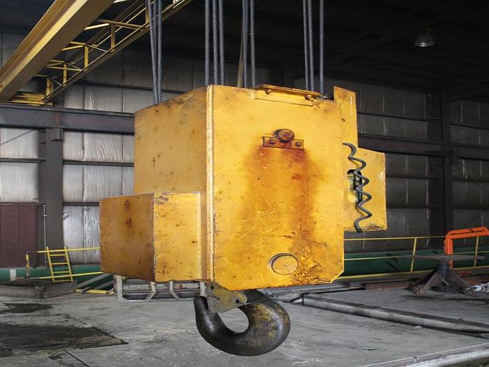 20 Ton, Zenar, overhead bridge crane, class C, 45.10' span, 22' lift ...