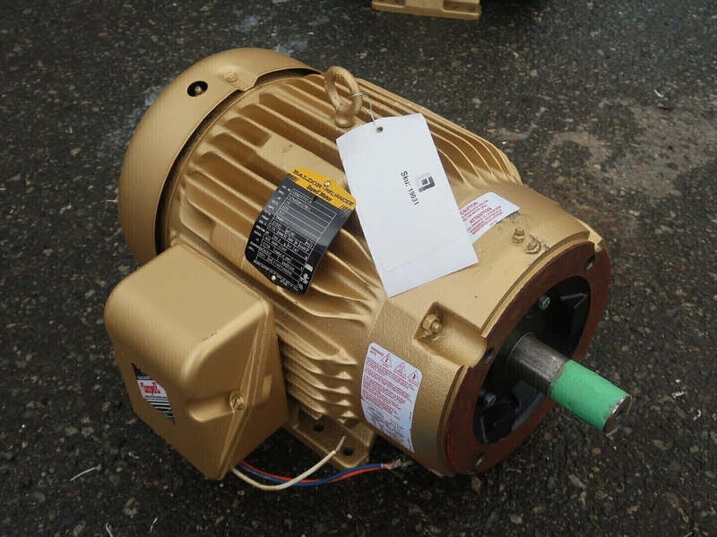 10 HP 3600 RPM Baldor CEM3771T-5, Frame 215TC, continuouse duty, 575 ...