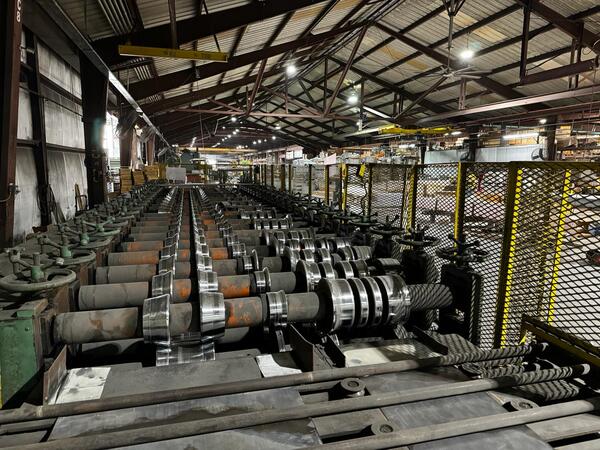 ASC Shadow, Soffit/Liner Panel Rollformer, 10000 lb uncoiler, Roll feed ...