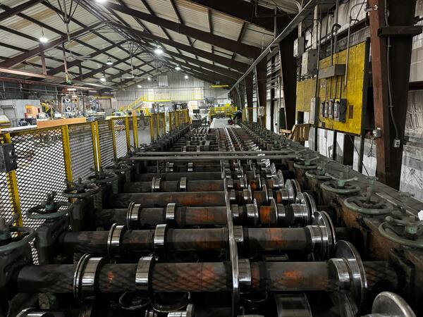 ASC Shadow, Soffit/Liner Panel Rollformer, 10000 lb uncoiler, Roll feed ...