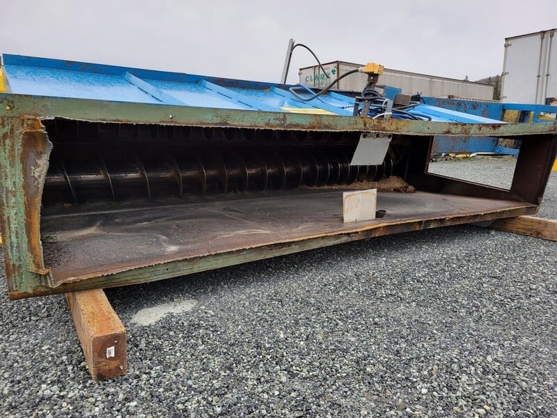 Double 12" U-Trough Auger Hopper System, 5 HP, 230/460 V, 1750 RPM for ...