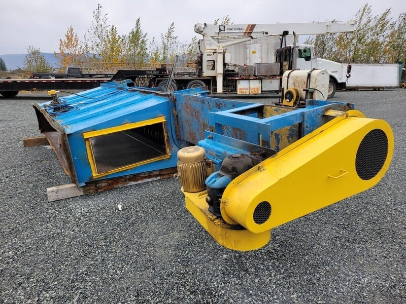 Double 12" U-Trough Auger Hopper System, 5 HP, 230/460 V, 1750 RPM for ...