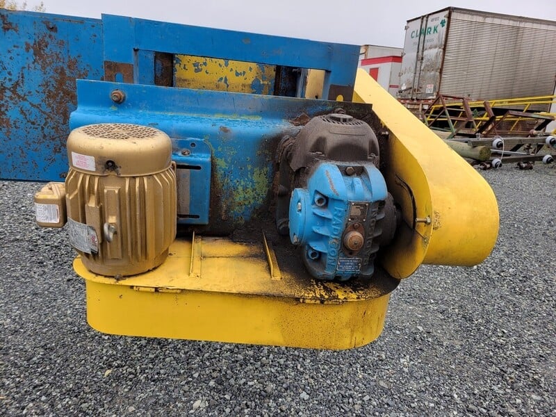 Double 12" U-Trough Auger Hopper System, 5 HP, 230/460 V, 1750 RPM for ...